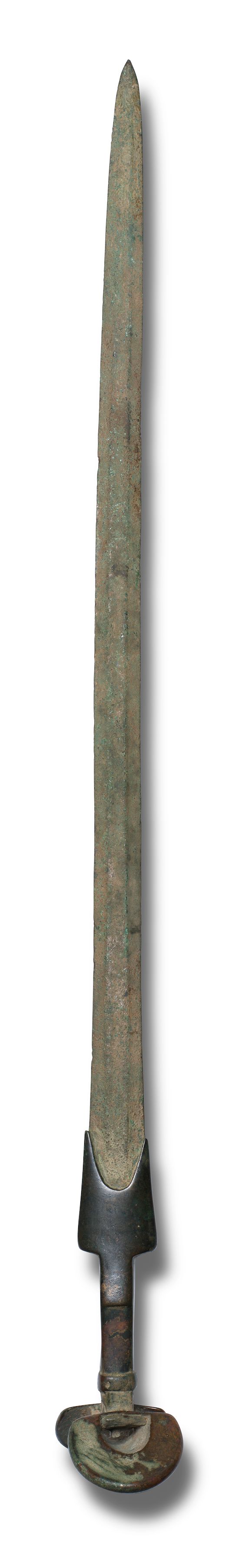 Bonhams : A Luristan bronze sword with eared pommel