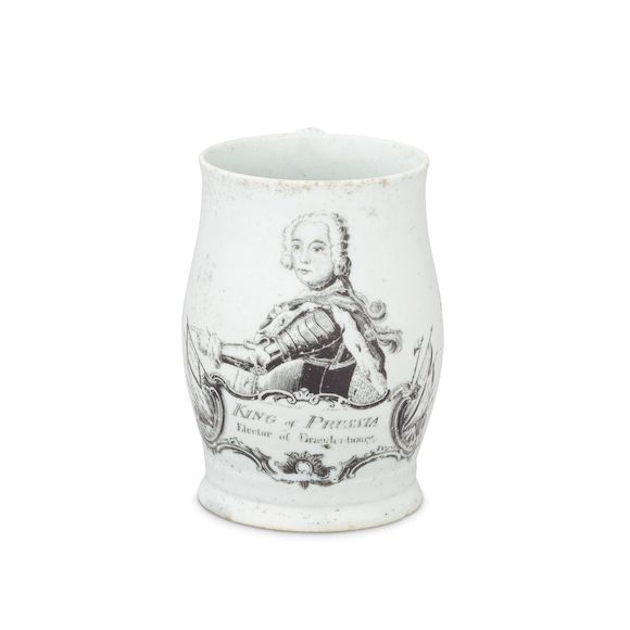 Bonhams : A very rare Longton Hall mug, circa 1758-60