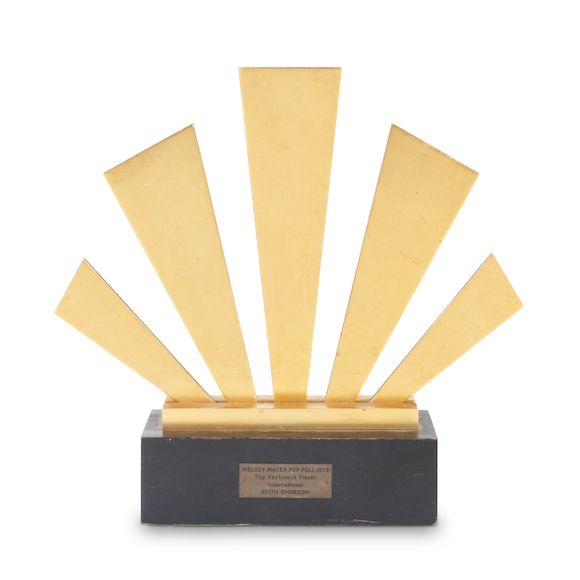 Bonhams : Keith Emerson: A Melody Maker Poll Award Presented To Keith ...