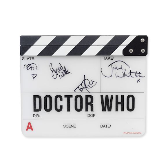 Bonhams : Doctor Who: An Autographed Clapperboard, BBC,