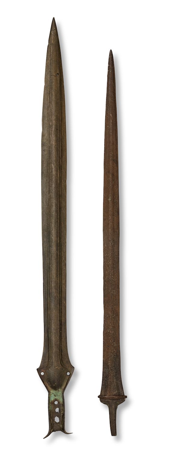 Bonhams : Two European bronze swords 2