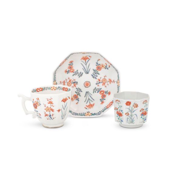 Bonhams : A Chelsea coffee cup and saucer, circa 1750-52, and a ...