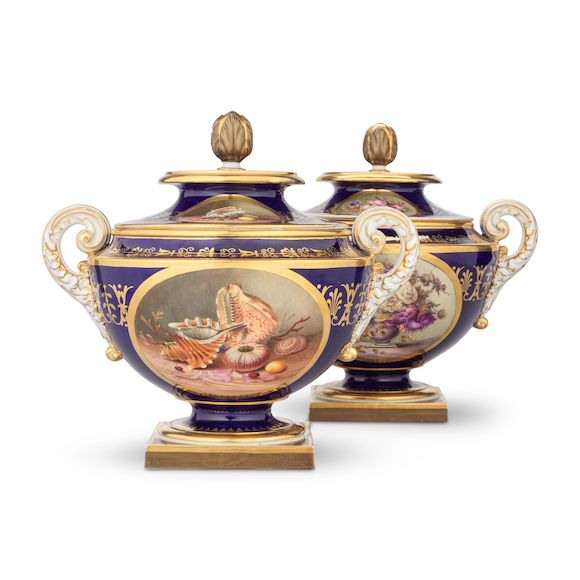 Bonhams : A magnificent pair of Flight, Barr and Barr Worcester ice ...