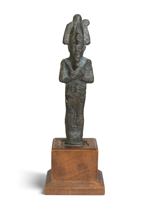 Bonhams : An Egyptian bronze Osiris amulet