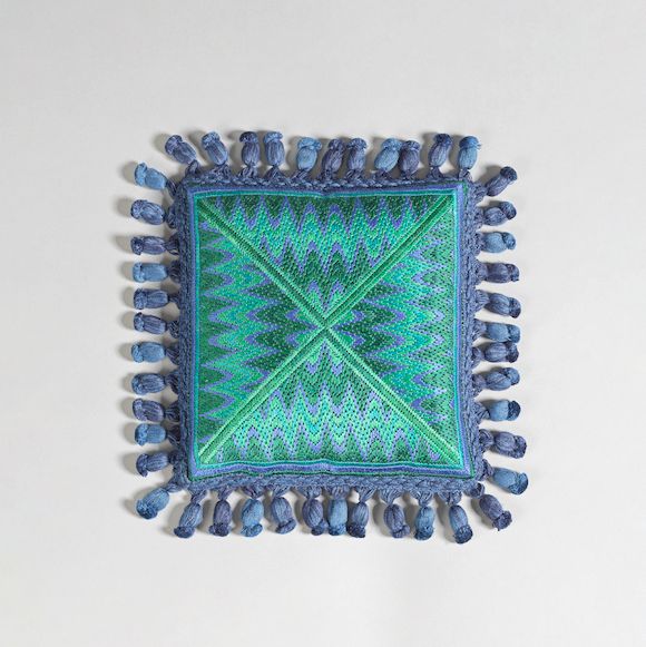 Bonhams : Joyce Petschek 'Wedding Ring' cushion