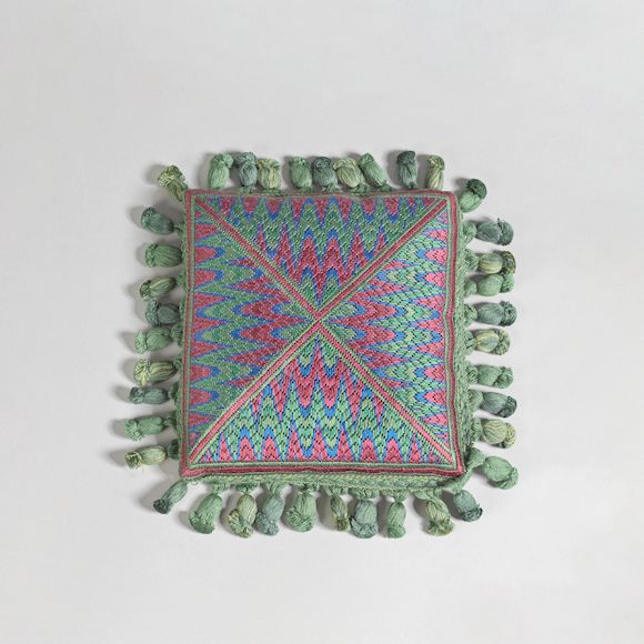 Bonhams : Joyce Petschek 'Wedding Ring' cushion