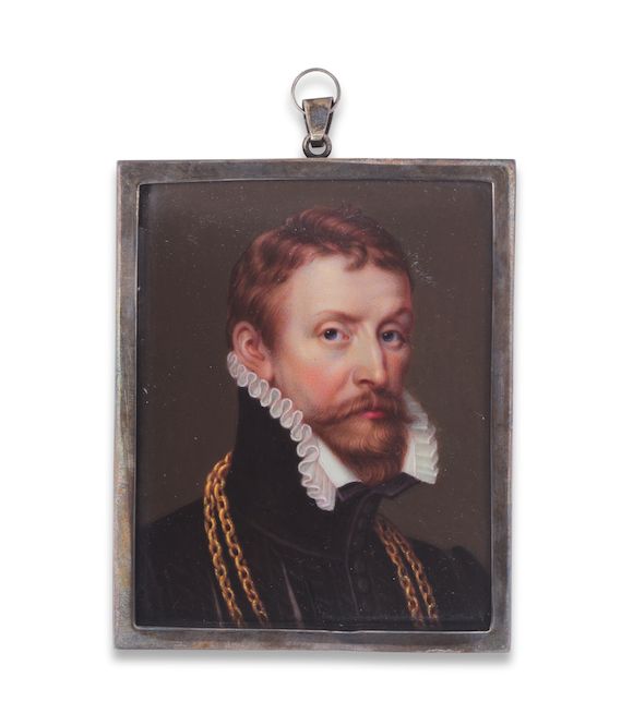 Bonhams : Henry Pierce Bone (British, 1779-1855) A Gentleman, wearing ...