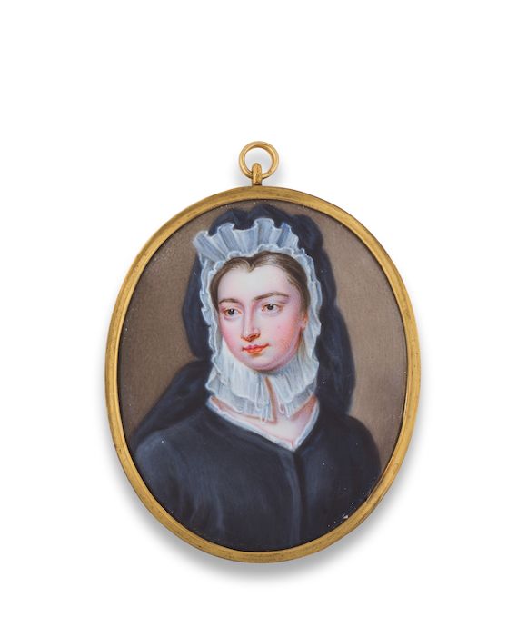 Bonhams : Christian Friedrich Zincke (German, circa 1683-1767) A Lady ...