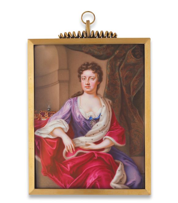 Bonhams : Charles Boit (Swedish, 1663-1727) Anne, Queen of Great ...