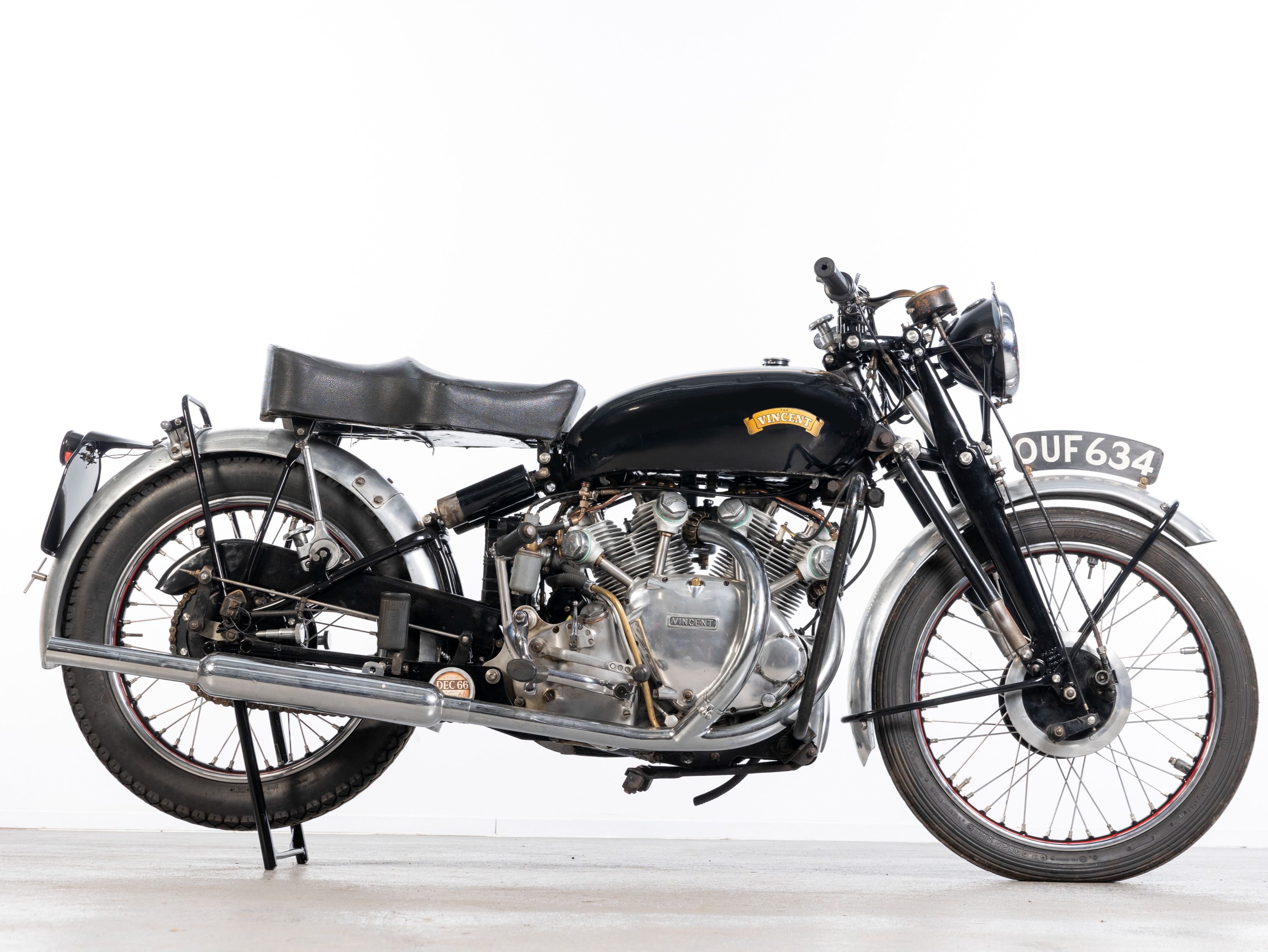 Bonhams Cars : Property of a deceased's estate, 1954 Vincent 998cc ...
