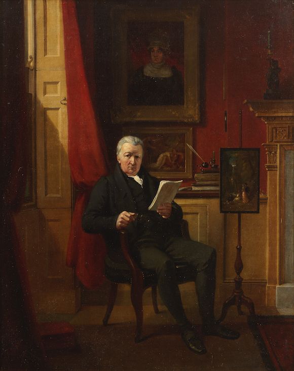 Bonhams : Henry Pierce Bone (British, 1779-1855) Portrait of Henry Bone, RA
