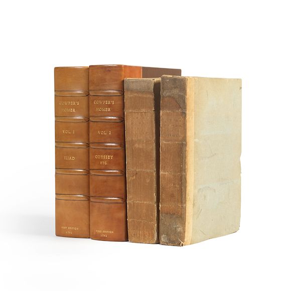 Bonhams : COWPER (WILLIAM, translator) The Iliad and Odyssey of Homer ...