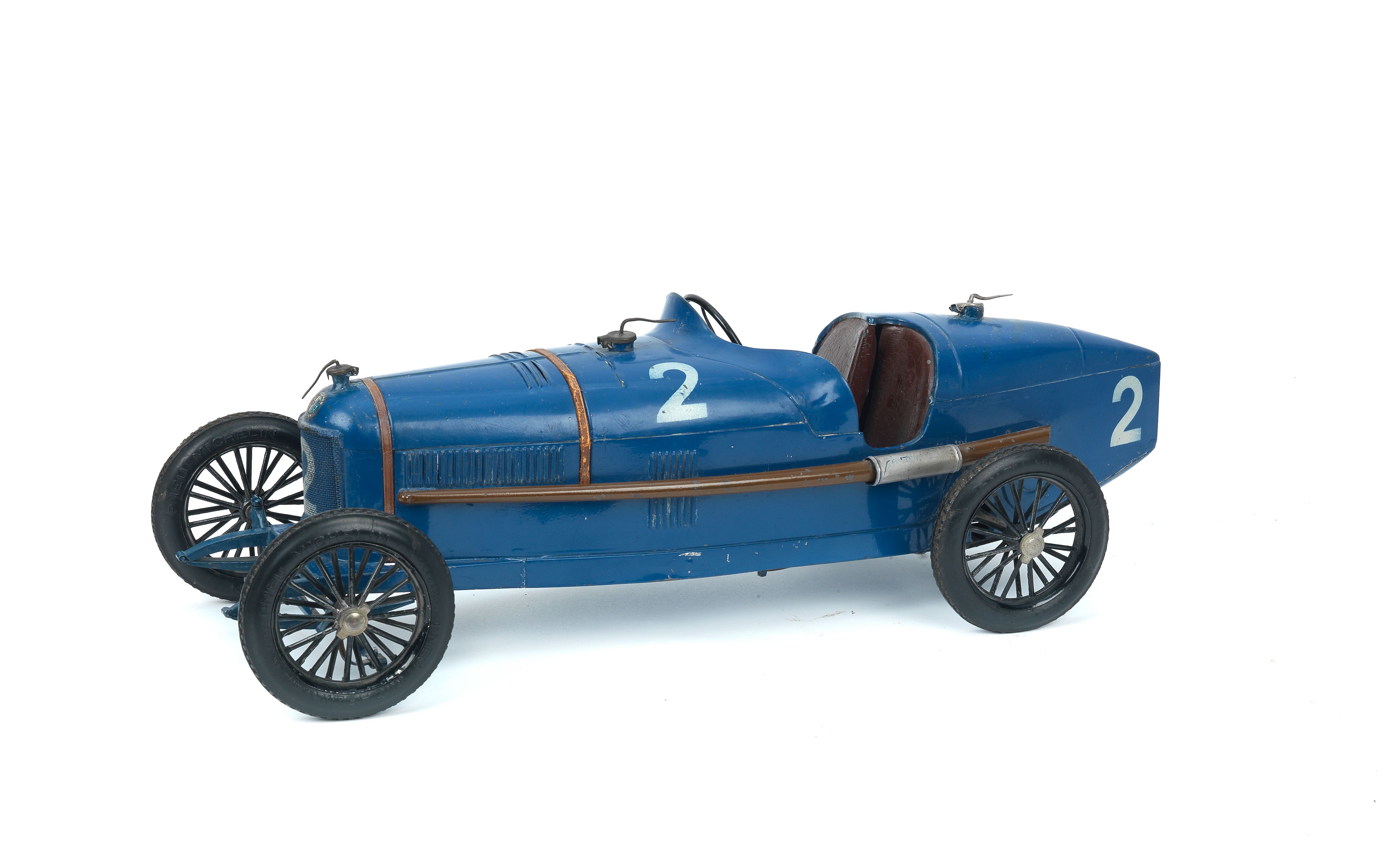 Bonhams Cars : A rare clockwork tinplate model of an Alfa Romeo P2, by ...