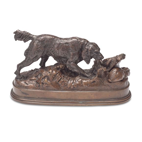 Bonhams : Antoine Louis Barye (1795-1875): A patinated bronze model of ...