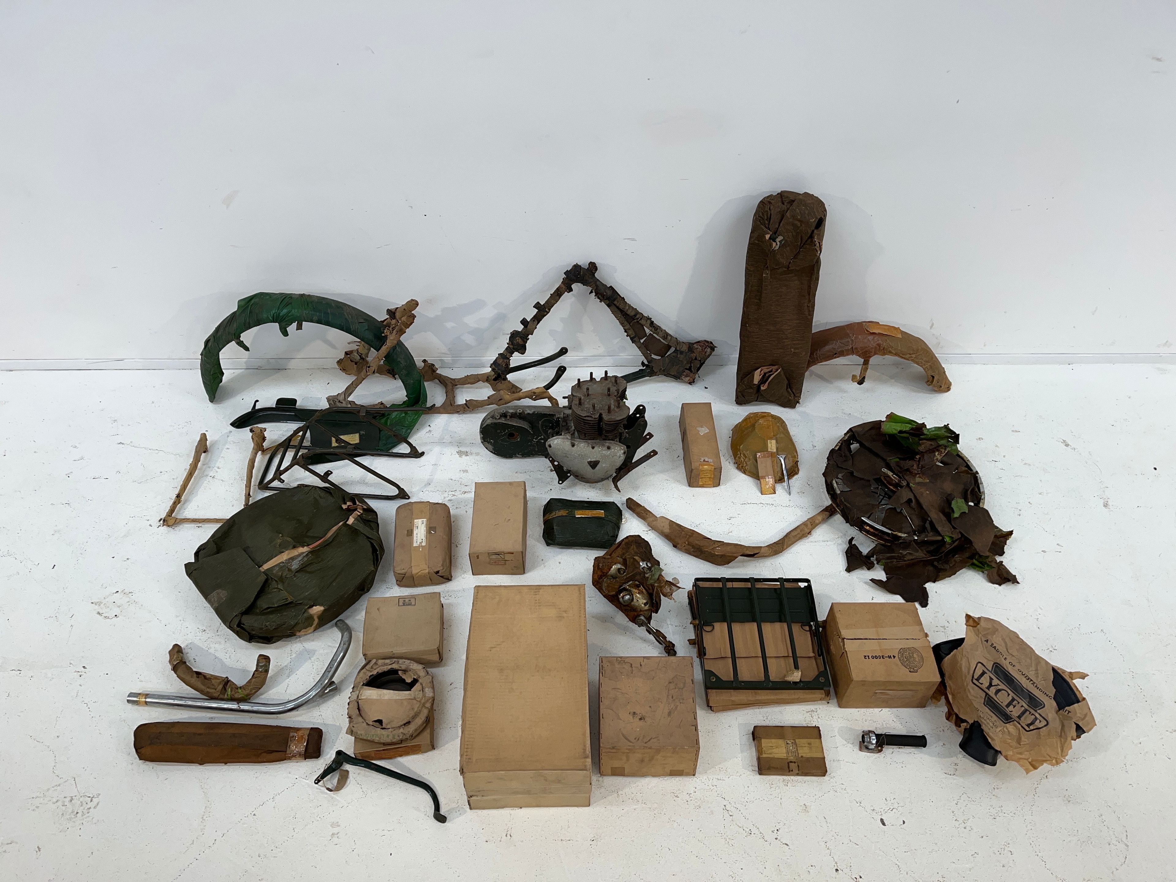 Bonhams Cars : A Dismantled Triumph TRW Motorcycle Project ((Qty))