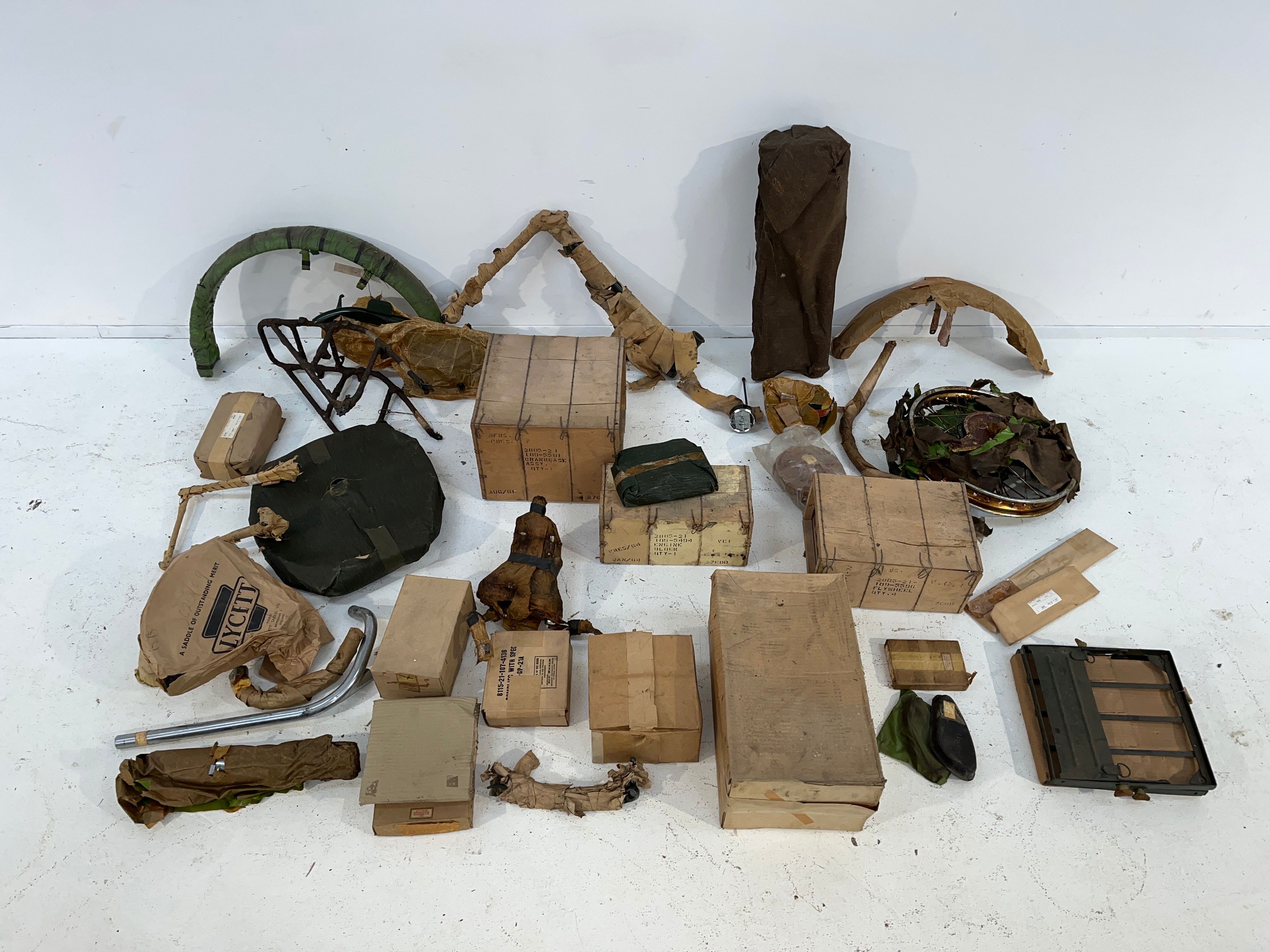 Bonhams Cars : A Dismantled Triumph TRW Motorcycle Project ((Qty))