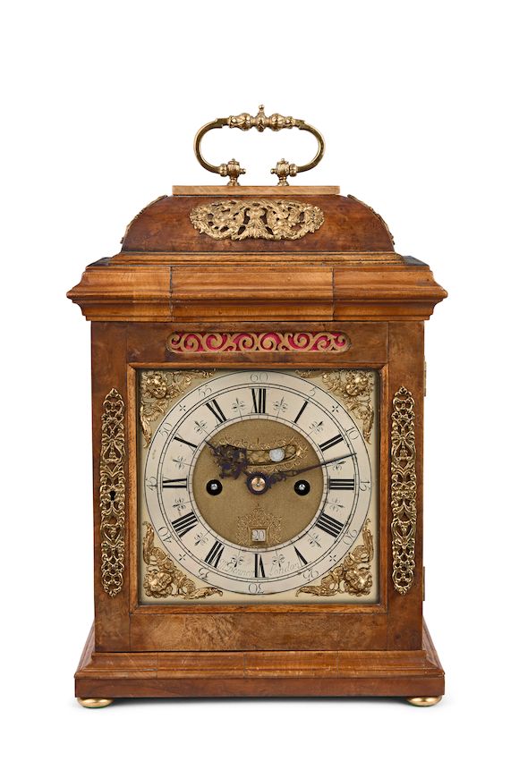 Bonhams : A late 17th century table clock movement in a later bespoke ...
