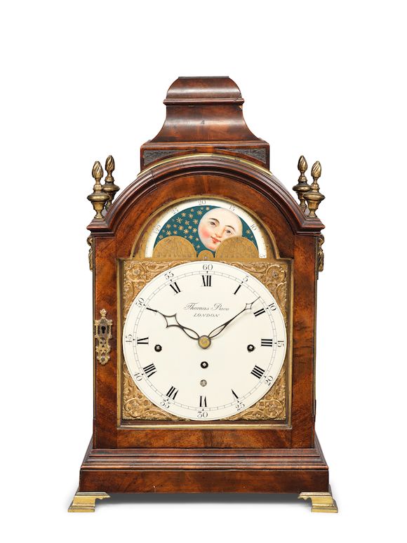 Bonhams : A late 18th century brass mounted mahogany quarter chiming ...