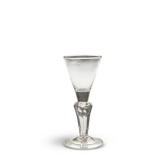 Bonhams A Moulded Stem Wine Glass Circa 1720 30