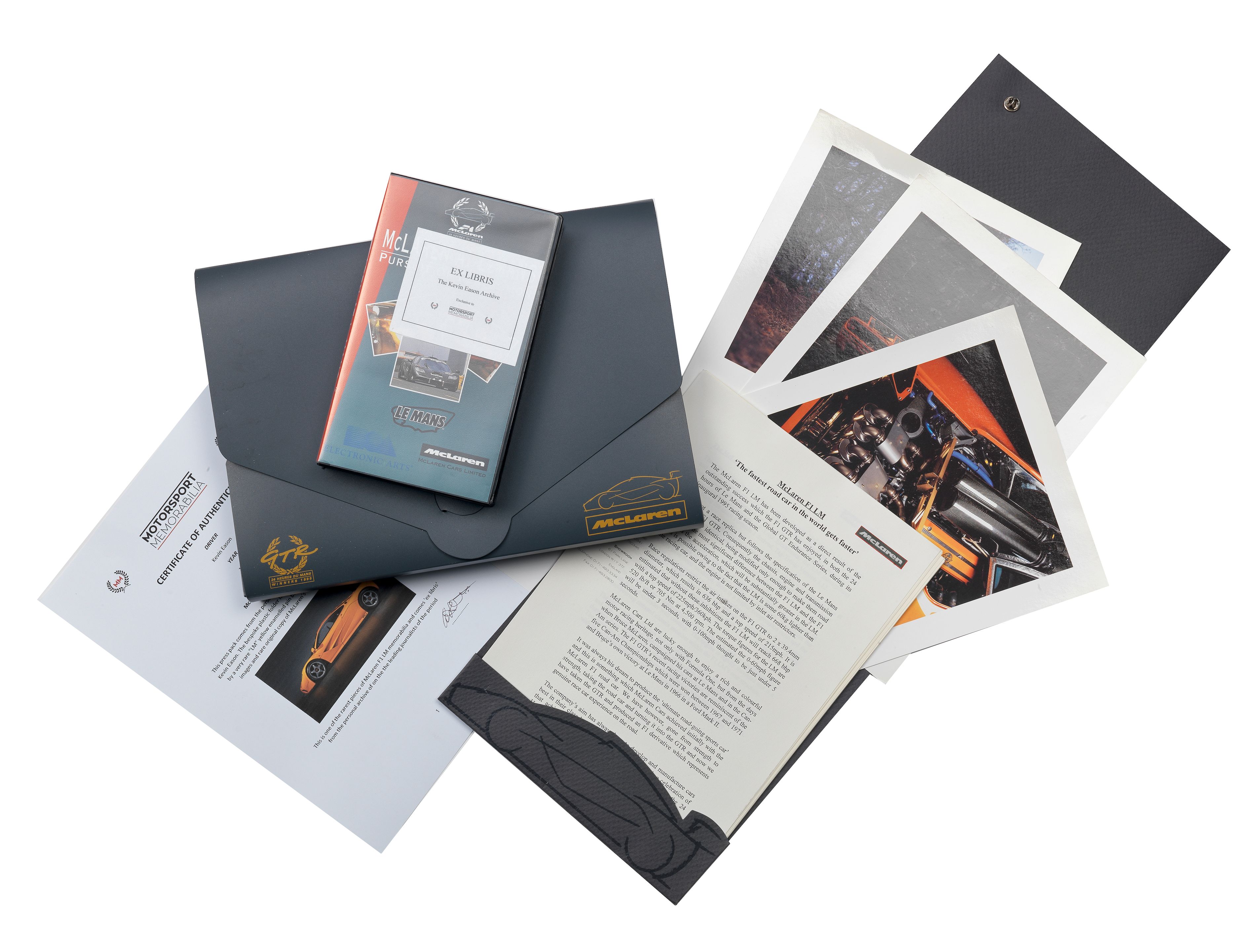 Bonhams Cars : A 1996 McLaren F1 LM launch press pack,