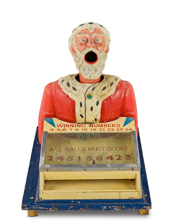 Bonhams : An English painted cast aluminium mechanical ball toss Circa ...