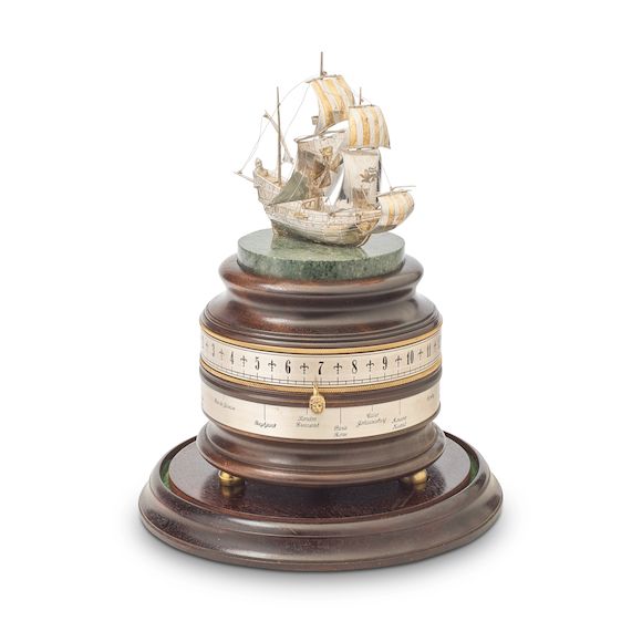 Bonhams : A Mariner's World Clock by Charles Frodsham numbered 441/500 ...