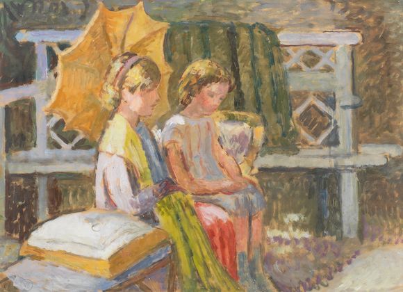 Bonhams : Vanessa Bell (British, 1879-1961) Henrietta and Nerissa ...