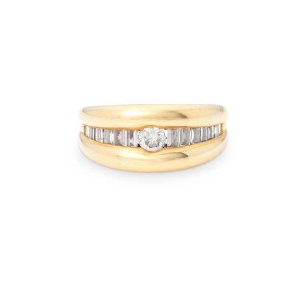 Bonhams Cornette de Saint Cyr : DIAMOND RING BAGUE DIAMANTS