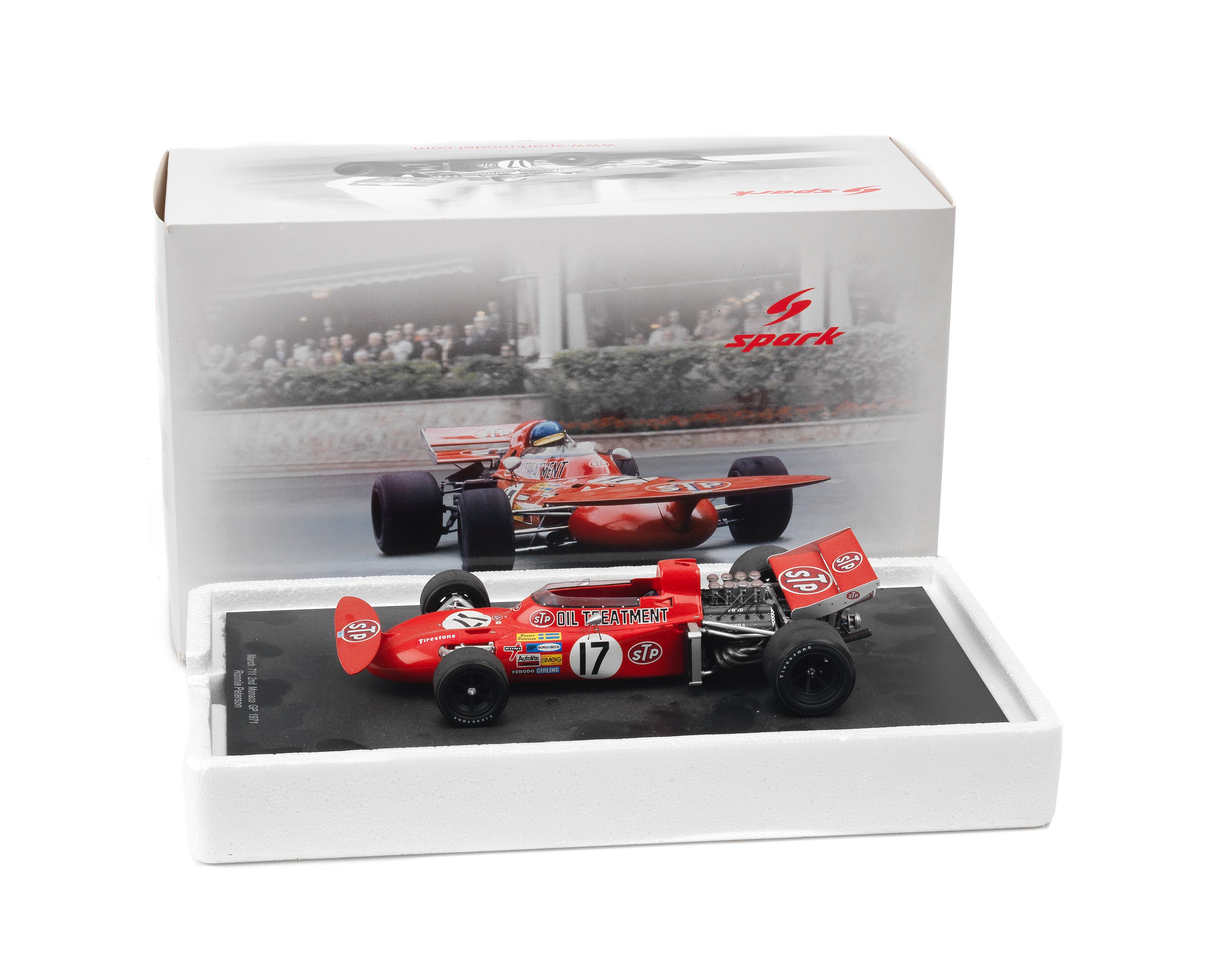 Bonhams Cars : A boxed 1:18 scale model of the 1971 March 711 Monaco GP ...