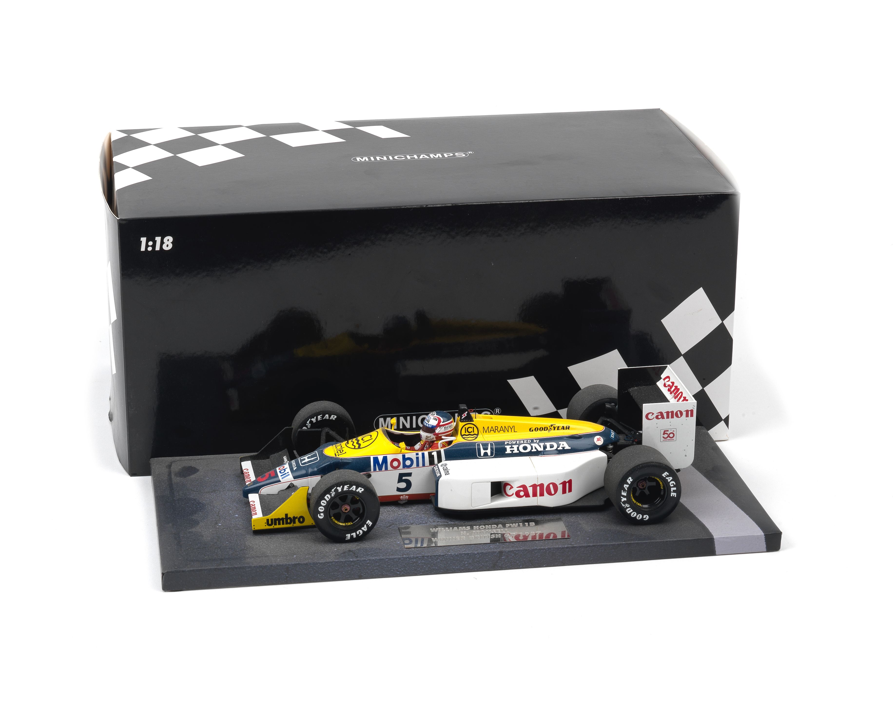 Bonhams Cars : A boxed 1:18 scale model of Nigel Mansell's 1987 ...