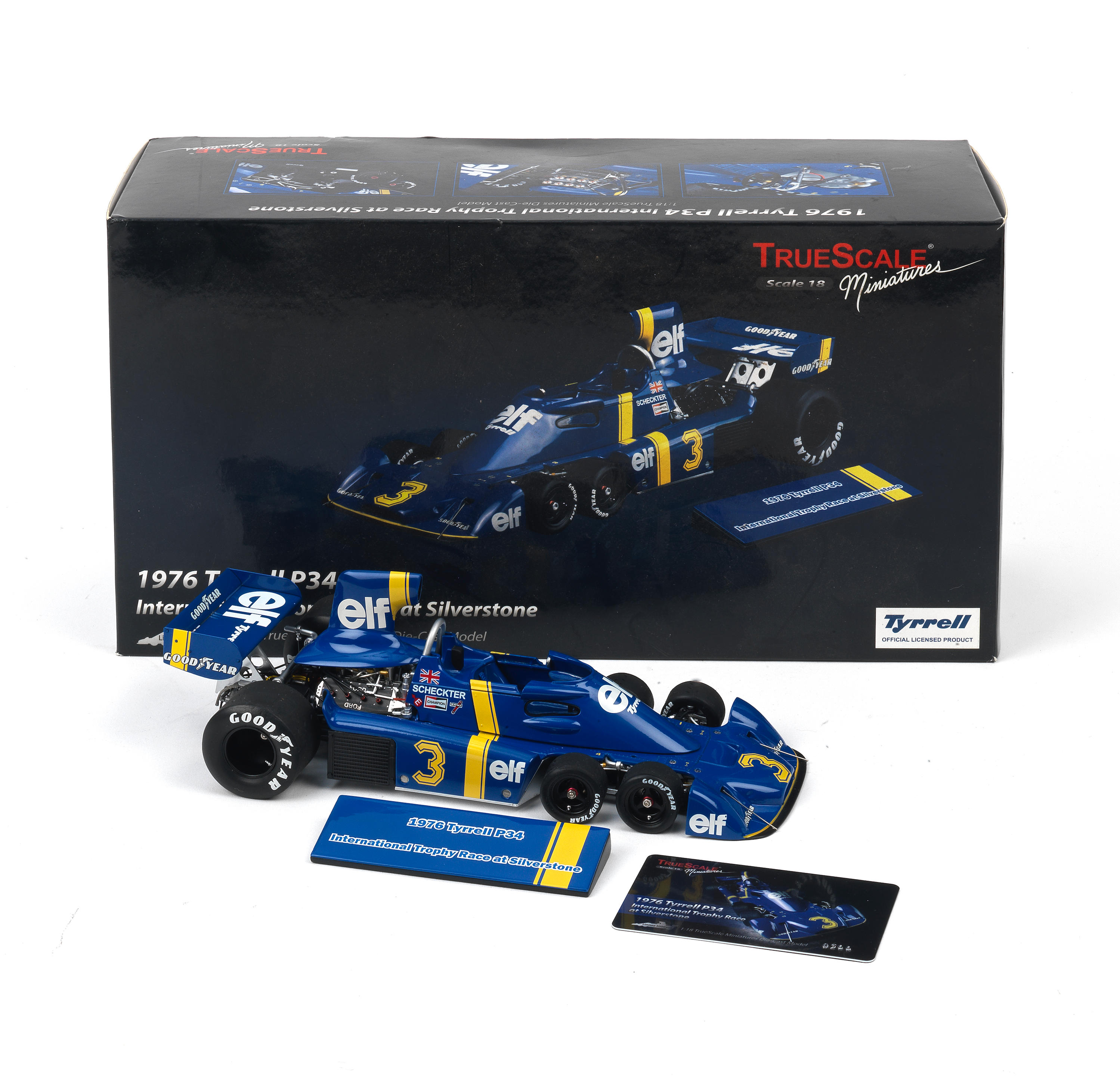 Bonhams Cars : A boxed 1:18 scale limited edition model of the 1976 Tyrell P34 by True Scale ...