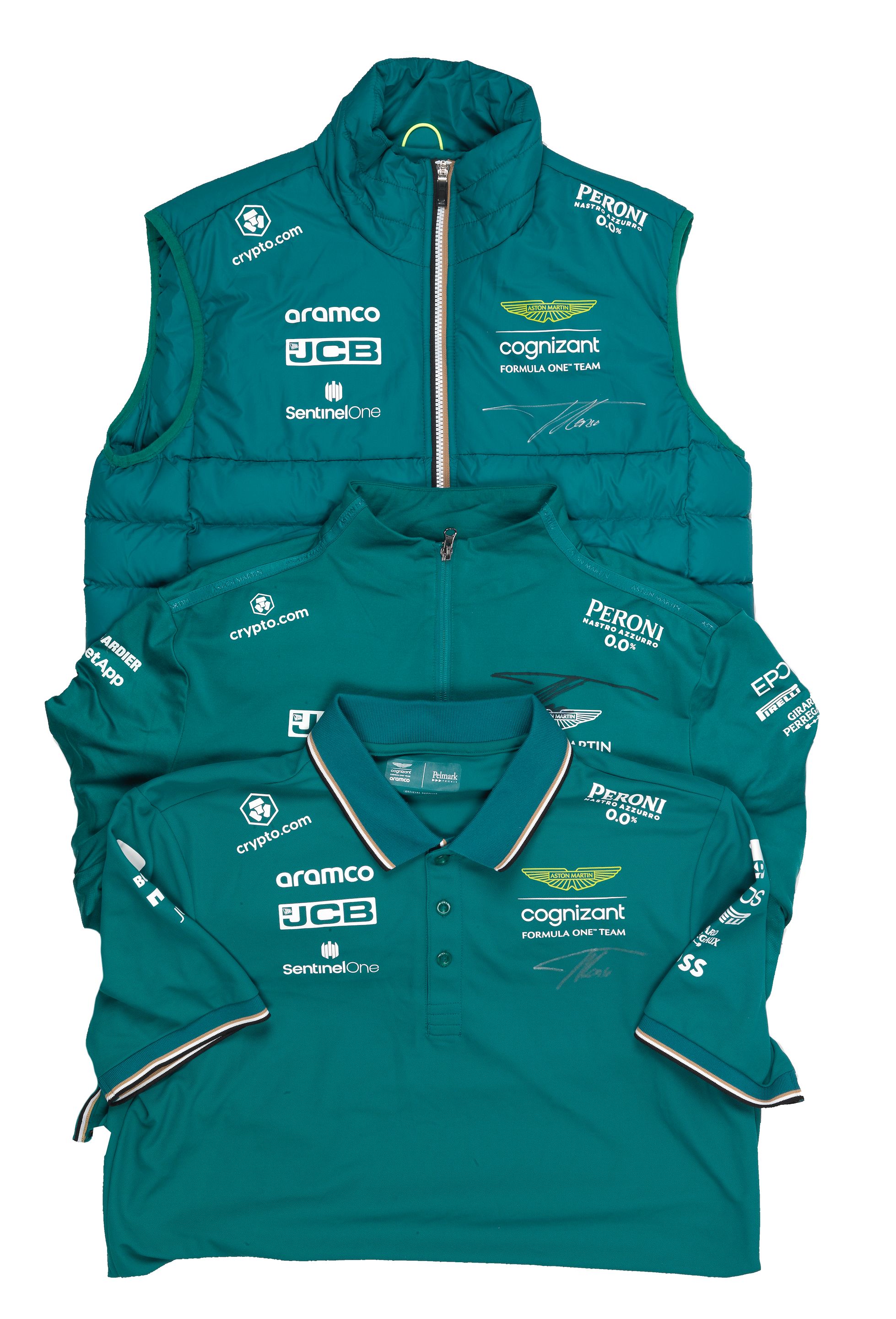 Bonhams Cars : Three pieces of Aston Martin Cognizant F1 clothing ...