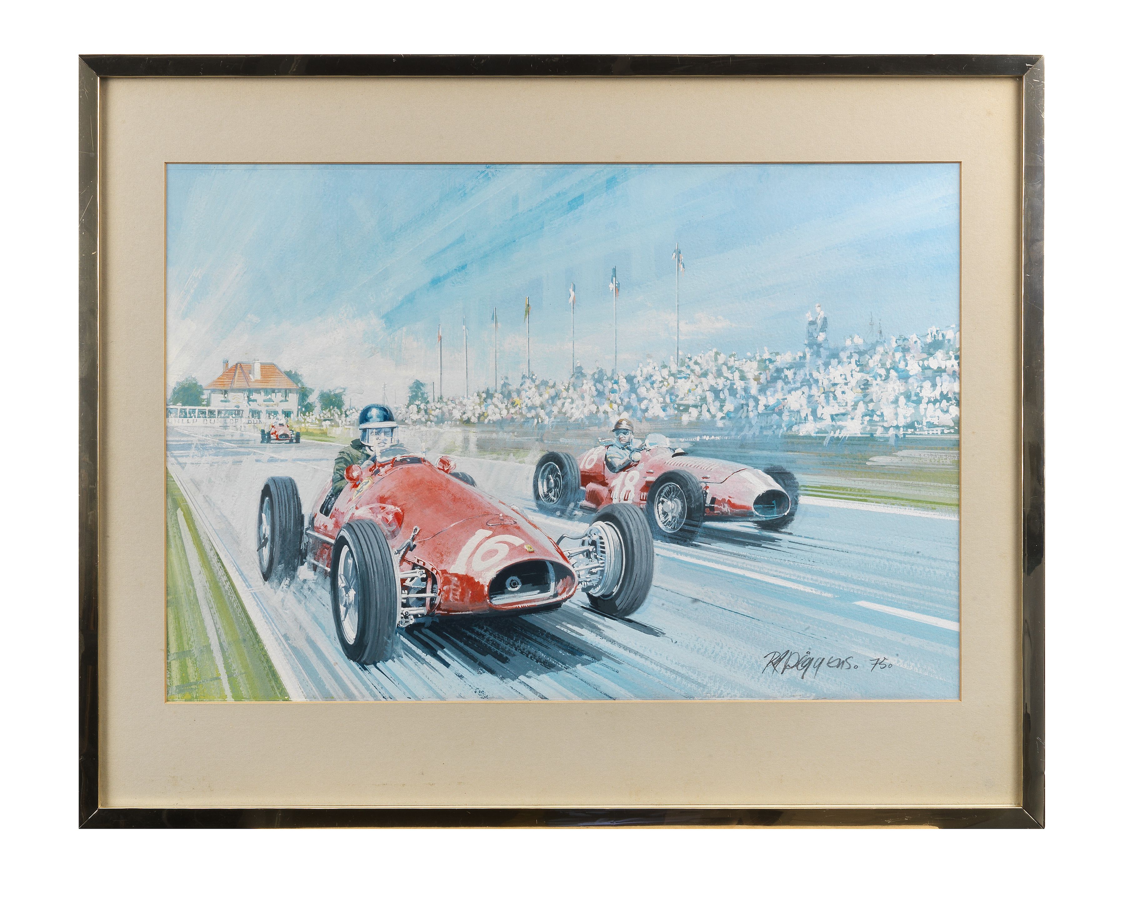 Bonhams Cars : Rodney Diggens (British 20th Century), 'Hawthorn Vs ...
