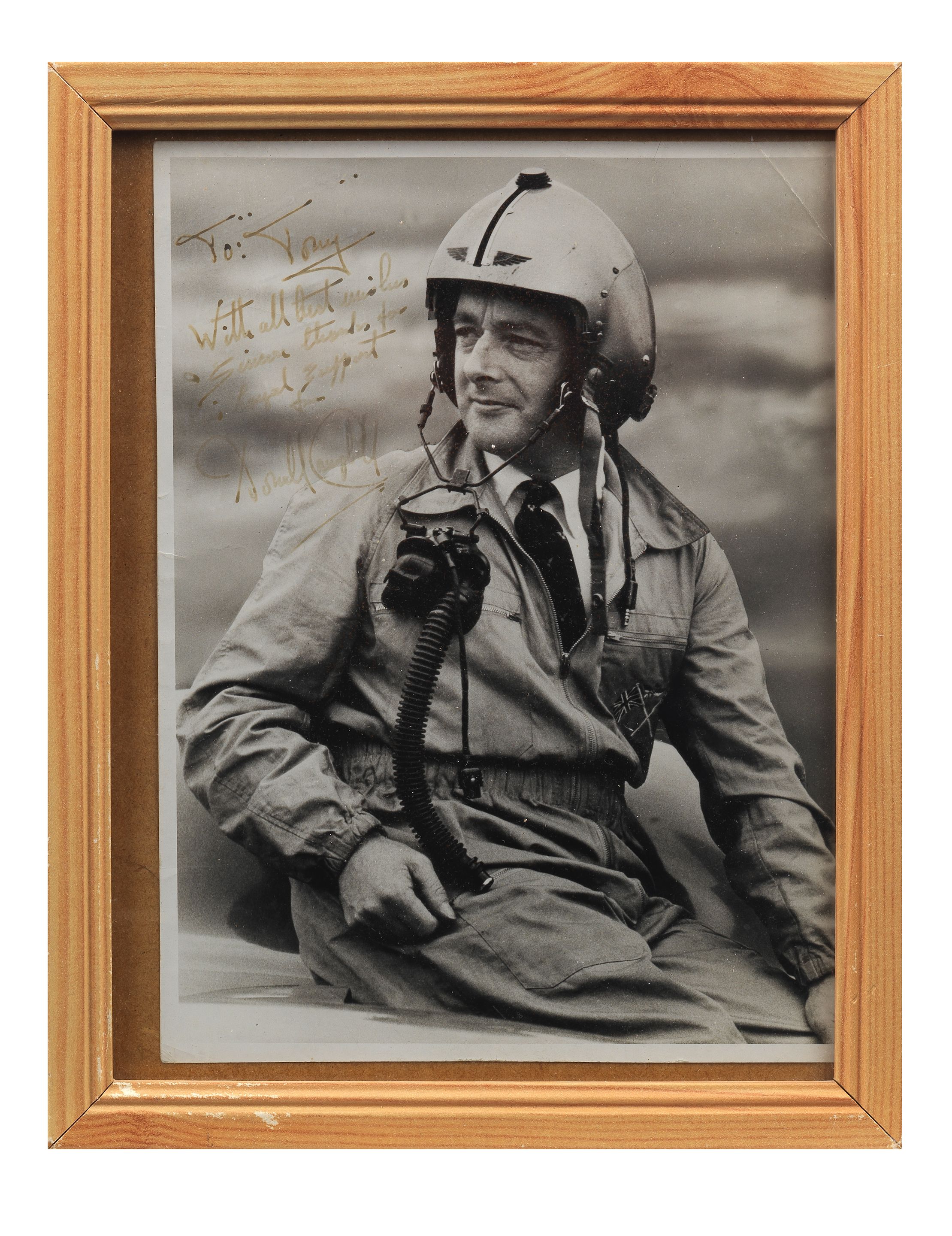 Bonhams Cars : A signed photograph of Donald Campbell, ((10))