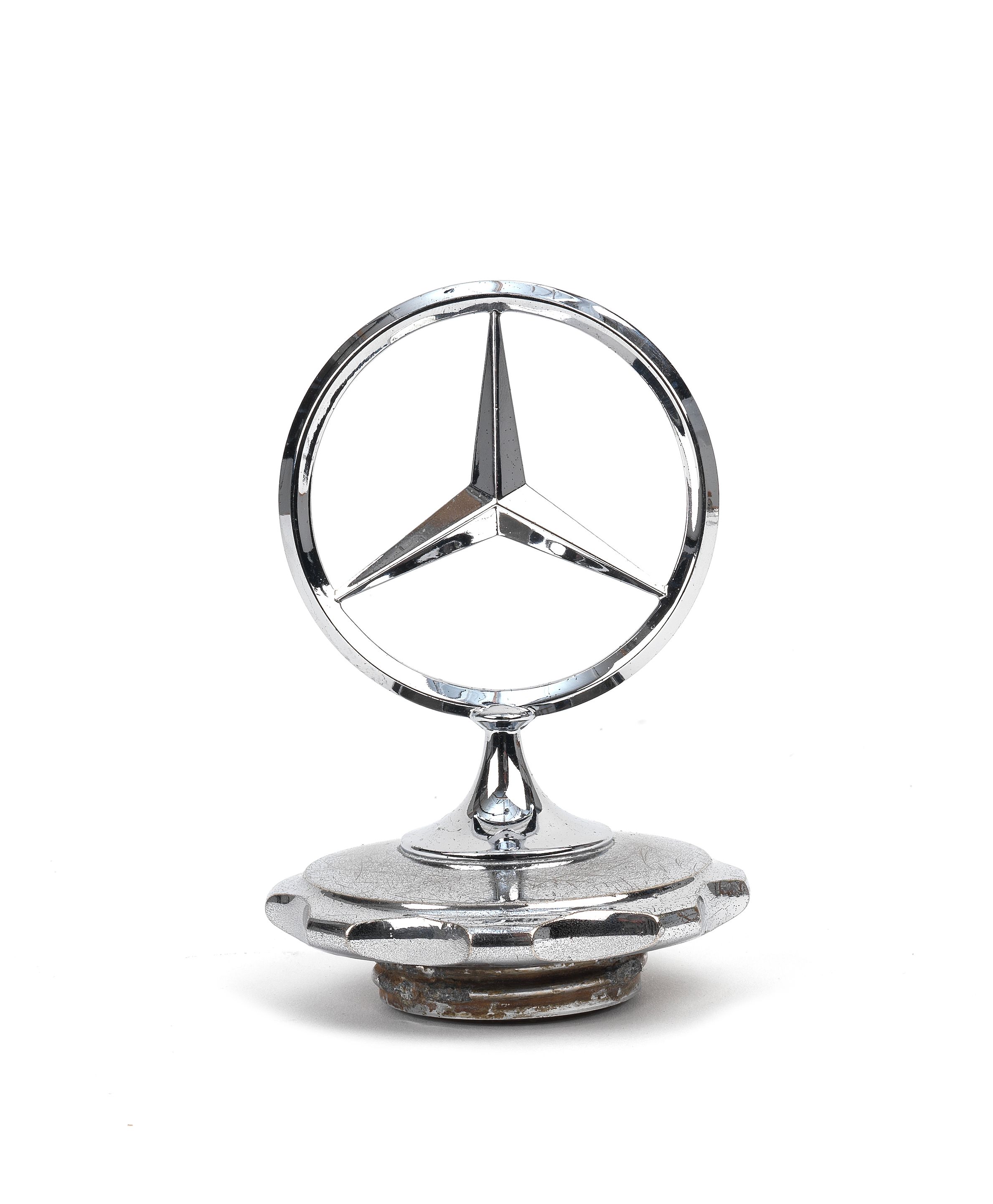 Bonhams Cars : A Mercedes-Benz three pointed star mascot,
