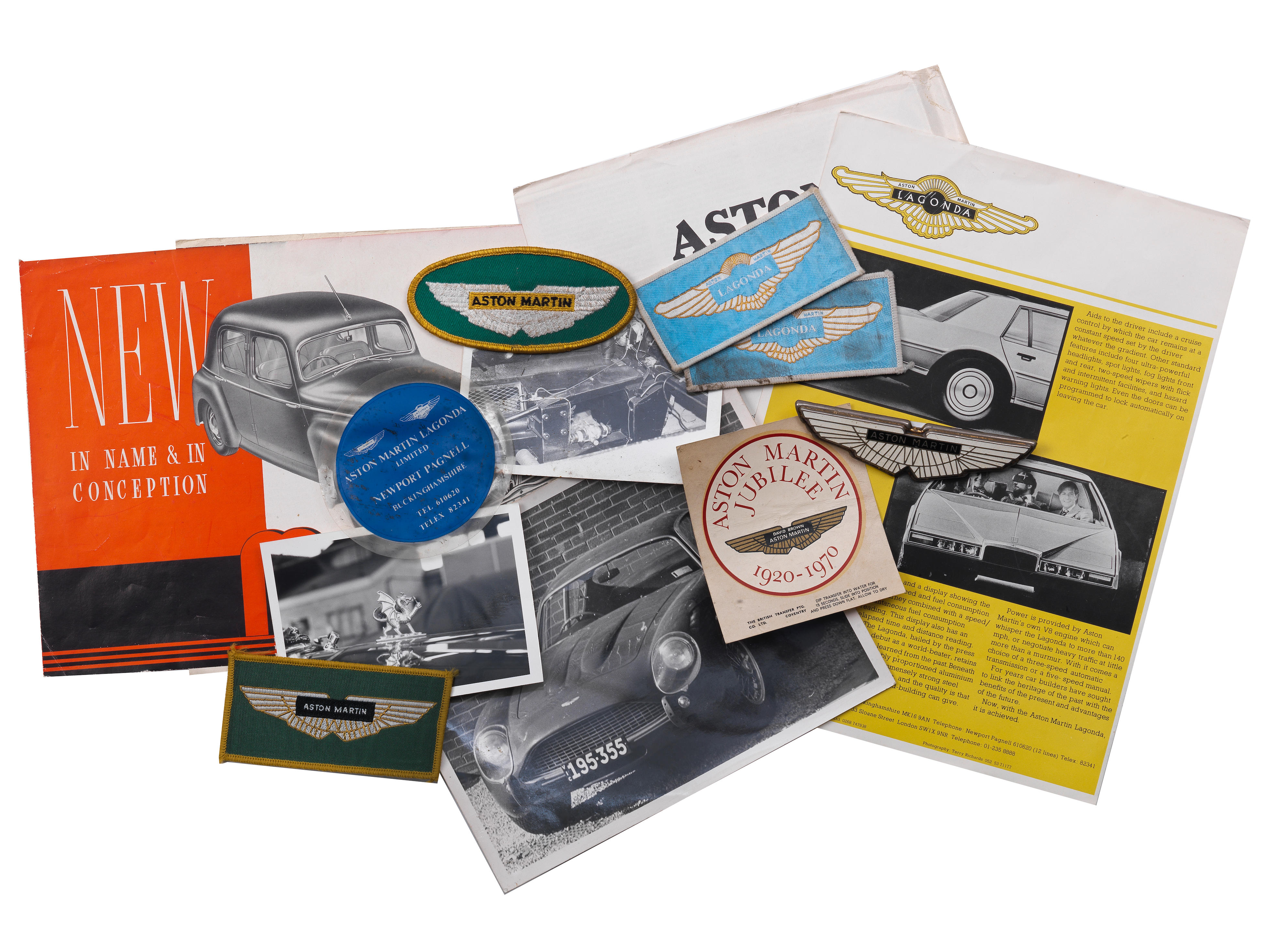 Bonhams Cars Assorted Aston Martin Badges Qty