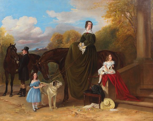 Bonhams : Richard Ansdell, RA (British, 1815-1885) Lady Caroline ...