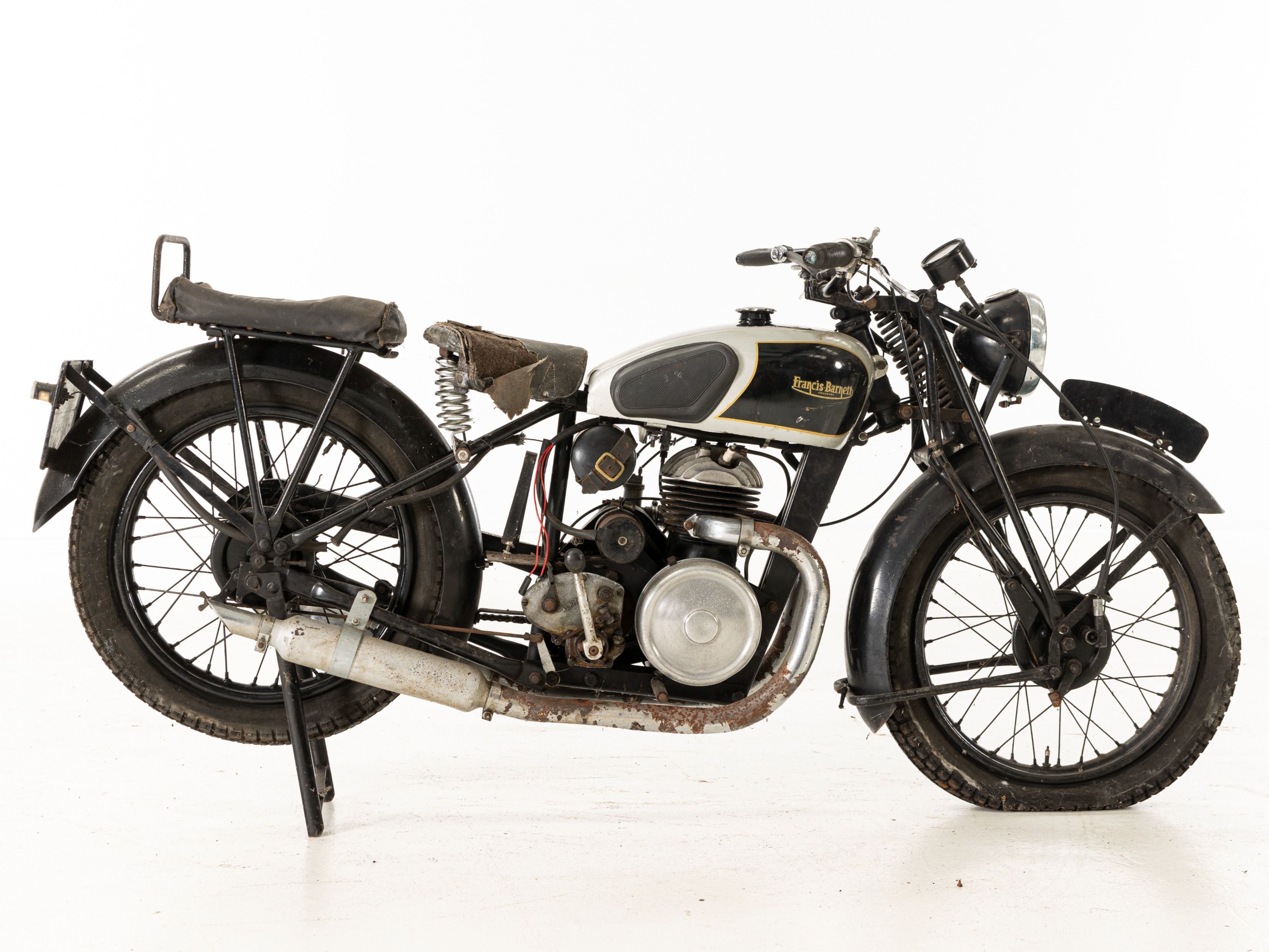 Bonhams Cars : From the estate of the late Dave Benson, 1939 Francis-Barnett 249cc Seagull Frame ...