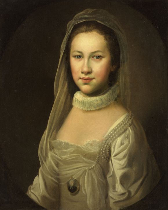 Bonhams : Circle of Nathaniel Hone (Irish, 1718-1784) Portrait of a ...