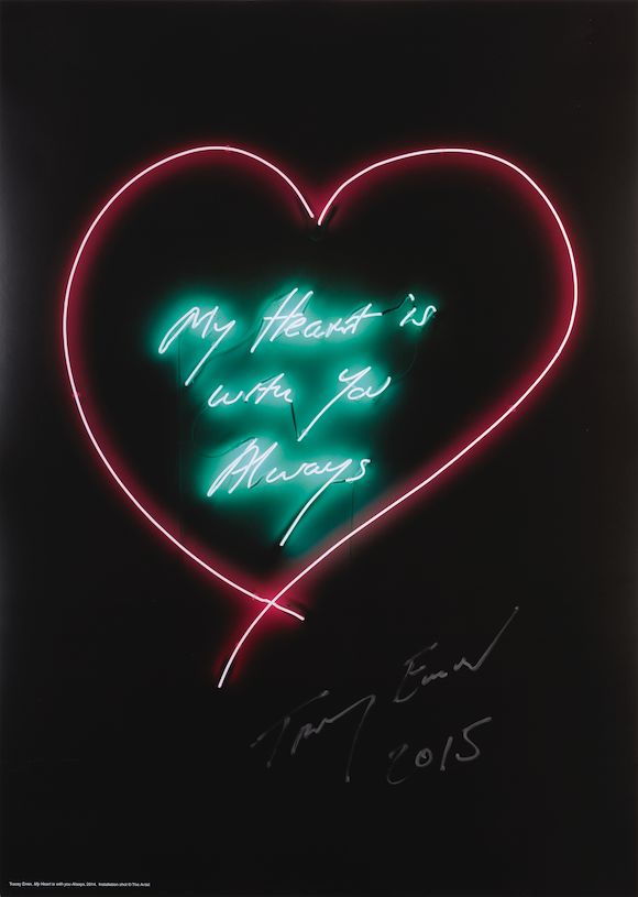 Bonhams : Dame Tracey Emin (British, born 1963) My Heart Is With You ...