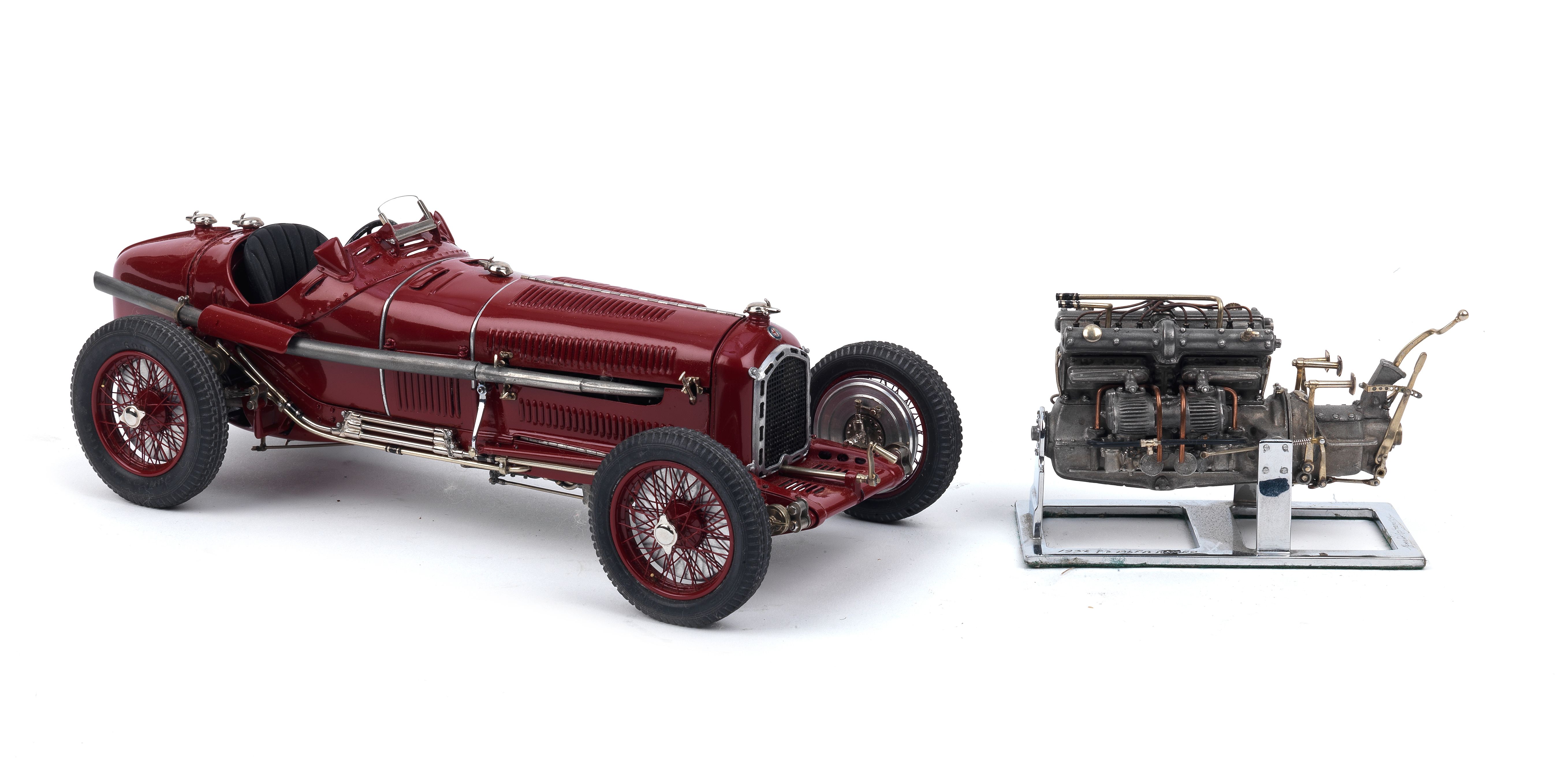 Bonhams Cars : A fine 1:15 scale model of a 1932 Alfa Romeo P3 ...