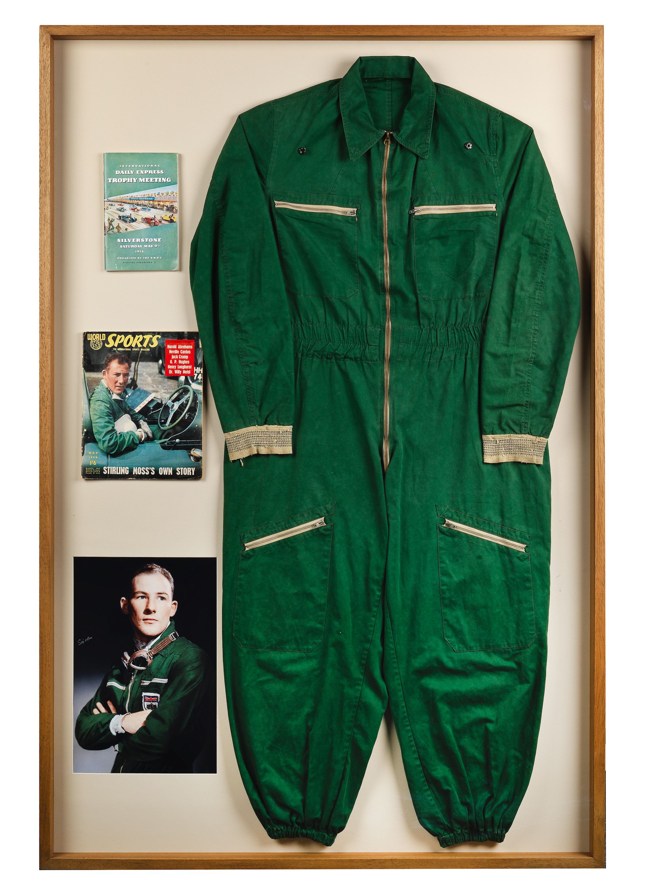 Bonhams Cars : A pair of Stirling Moss overalls by Grenfell Cloth, 1953 ...