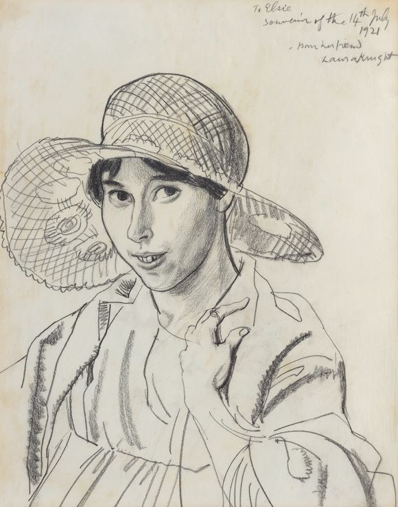 Bonhams : Dame Laura Knight, RA, RWS (British, 1877-1970) Portrait of a ...