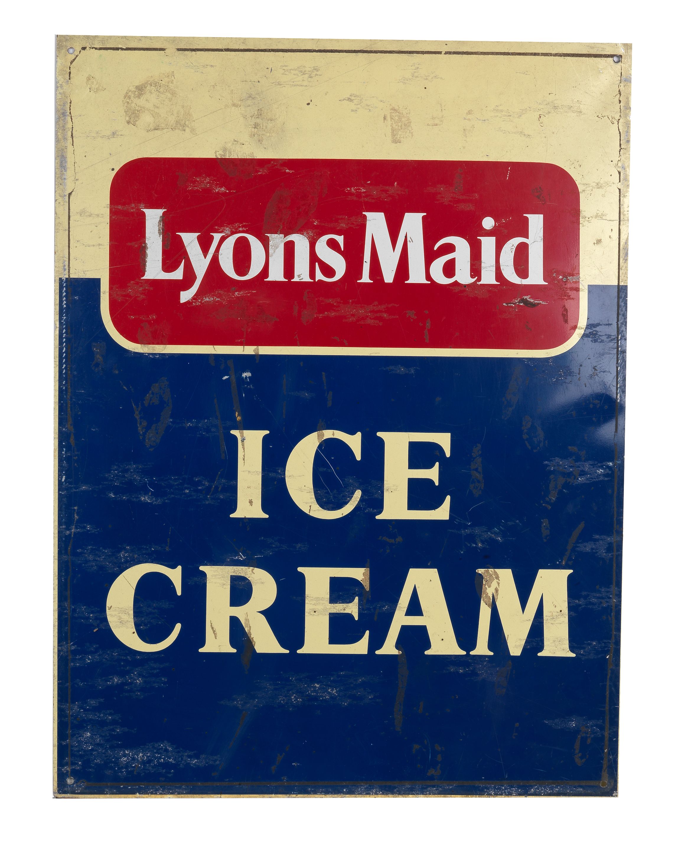 Bonhams Cars : Three Lyons Cakes enamel advertising signs, ((5))