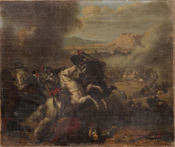 Bonhams : Circle of Jacques Courtois, called il Borgognone (Saint ...