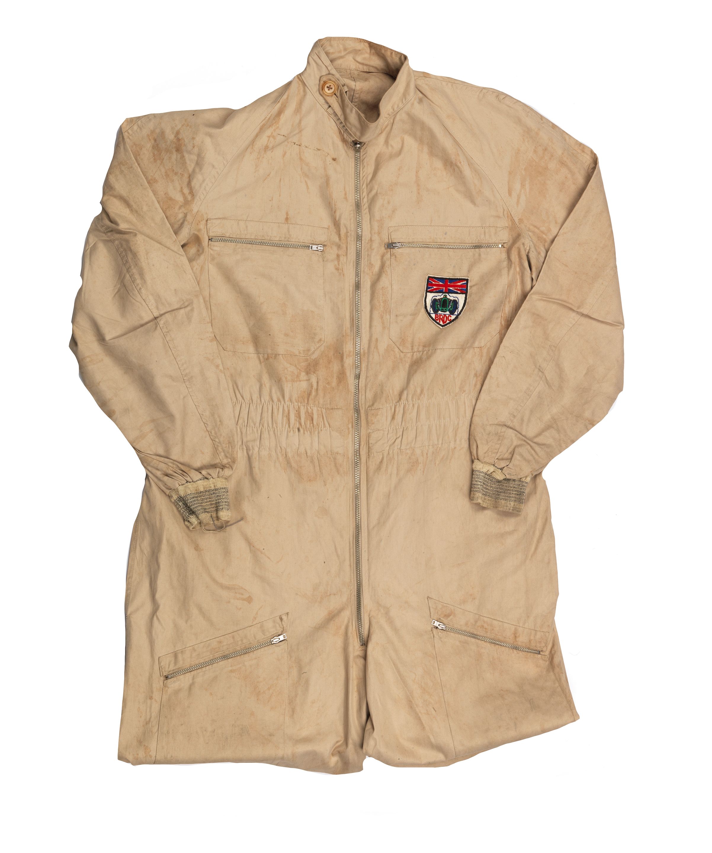 Bonhams Cars : A pair of Stirling Moss's racing overalls, late 1950s-1960,