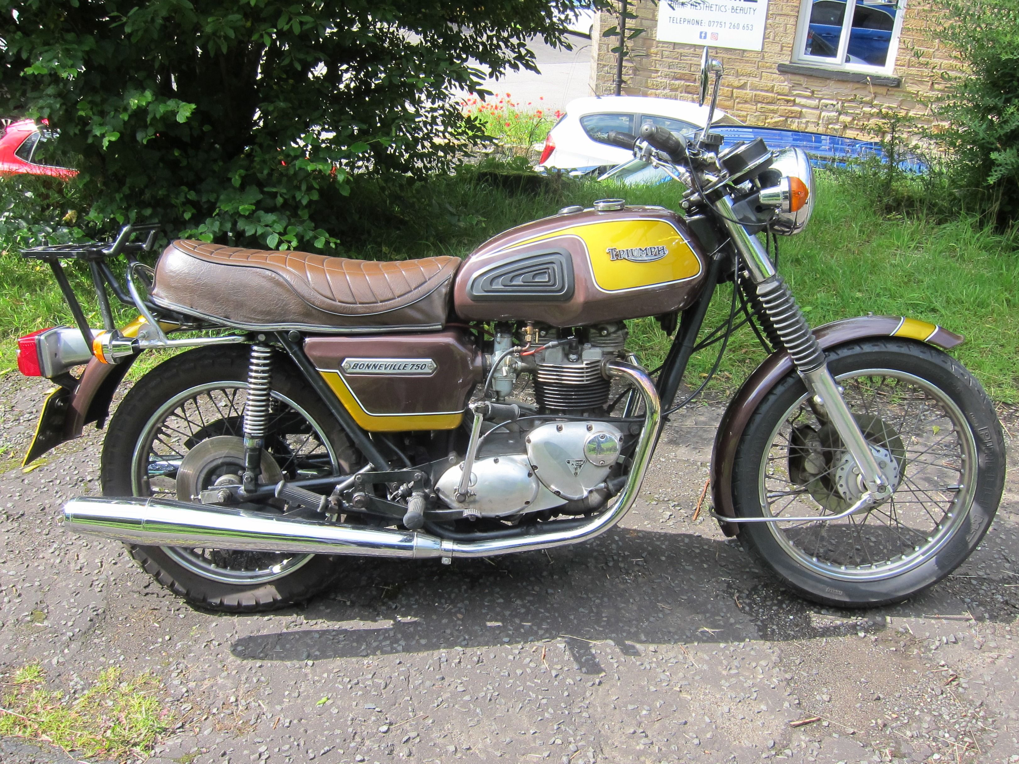 Bonhams Cars : 1978 Triumph 744cc Bonneville T140V Frame no. T140V ...