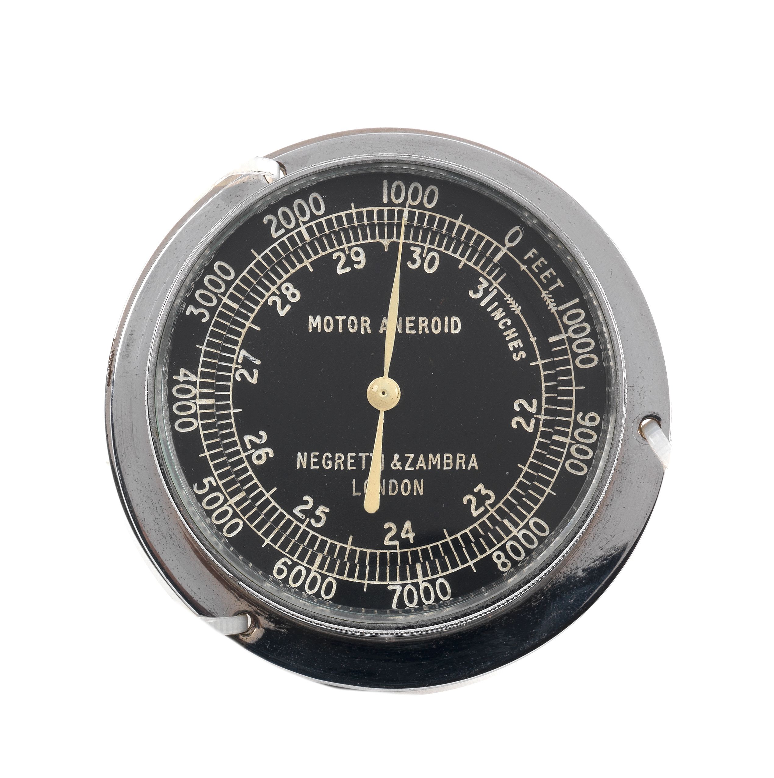 Bonhams Cars : A FINE MOTOR ANEROID BY NEGRETTI AND ZAMBRA, BRITISH ...