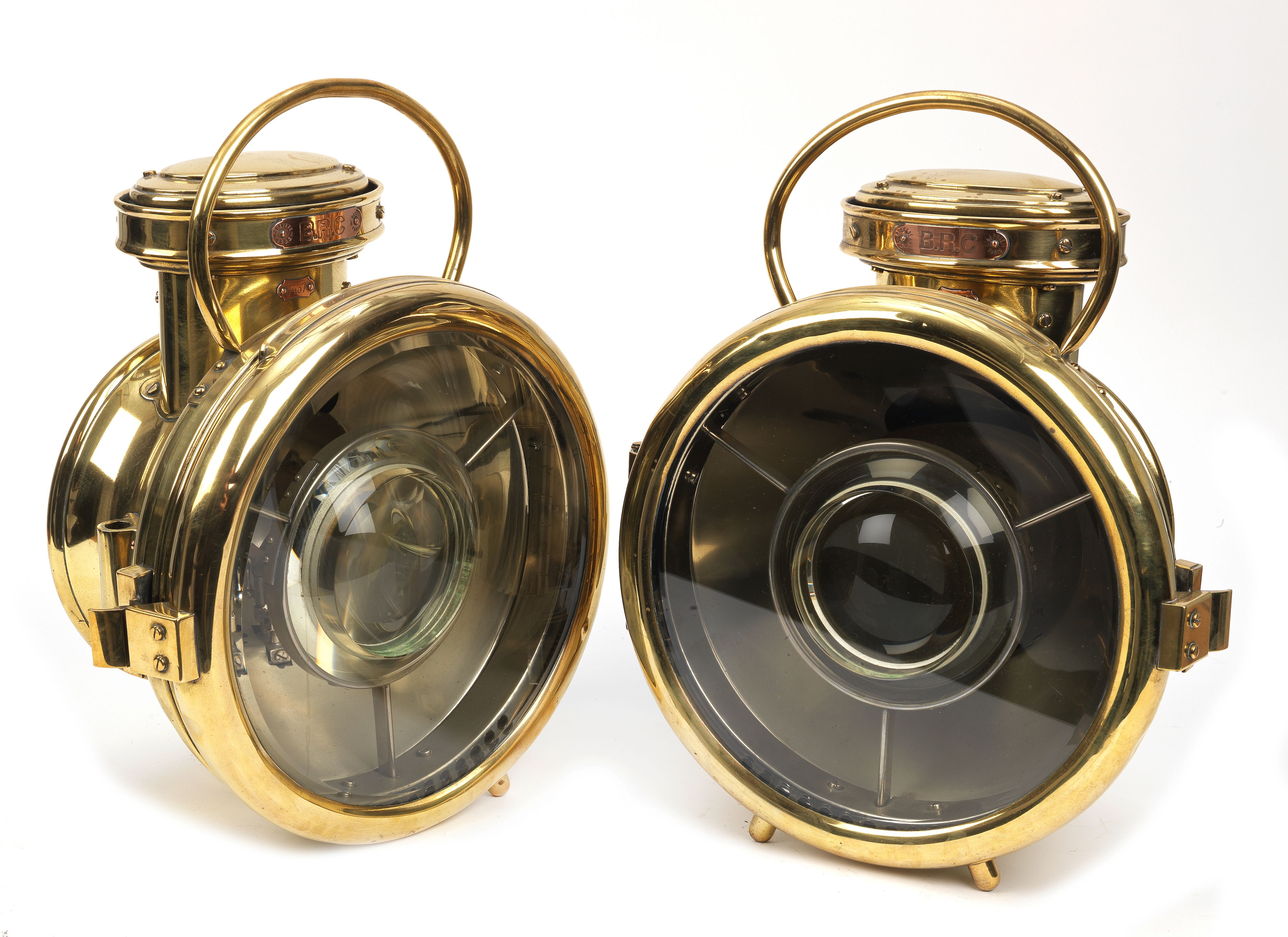 Bonhams Cars : A pair of BRC model 1457 acetylene headlamps, circa 1905 ...
