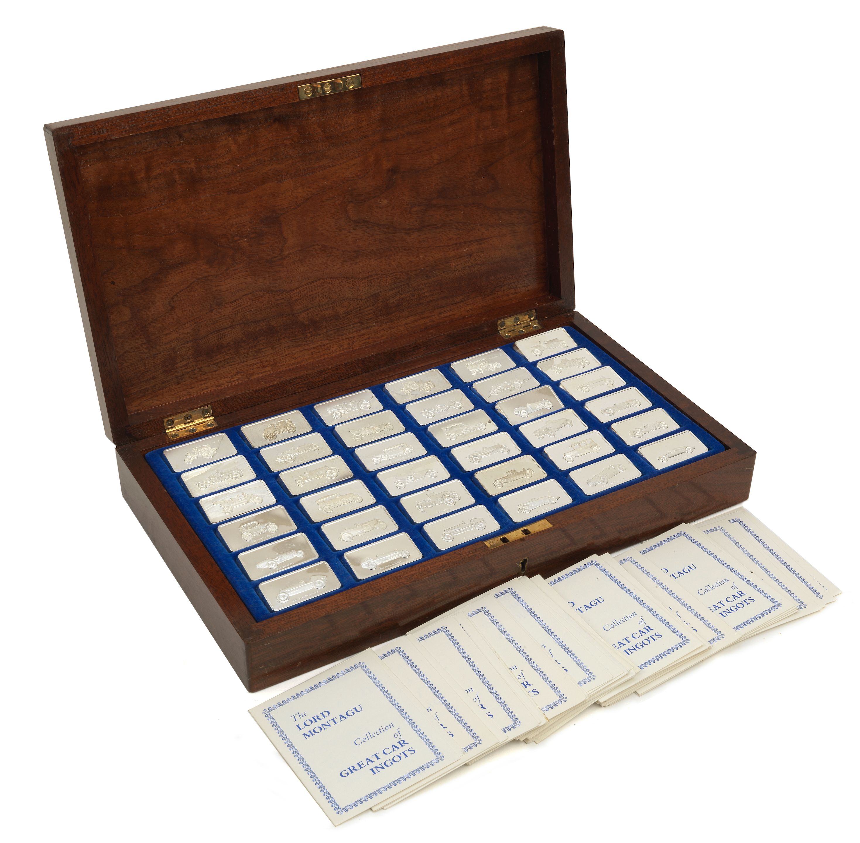 Bonhams Cars : A set of solid silver Vintage Automobile ingots, by John ...